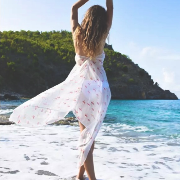 Swim | Viola Silk Sheer Sundress Bathing Suit Cover | Poshmark